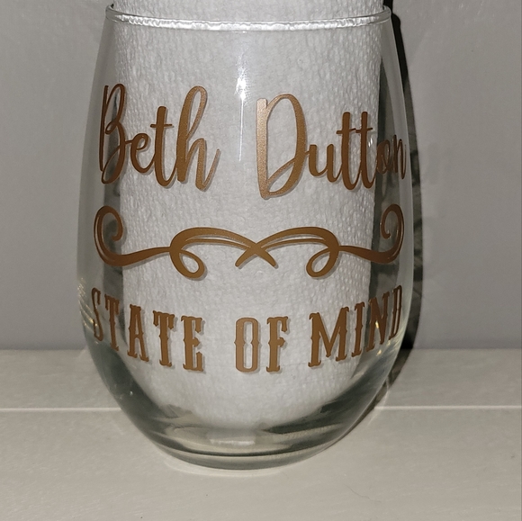 Dining | Yellowstone Themed Beth Dutton Wine Glass | Poshmark